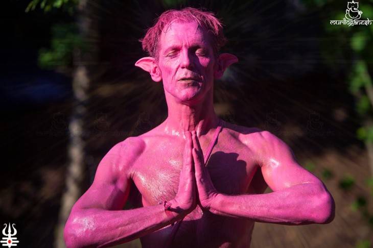 Psychedelic body painting - Trancentral